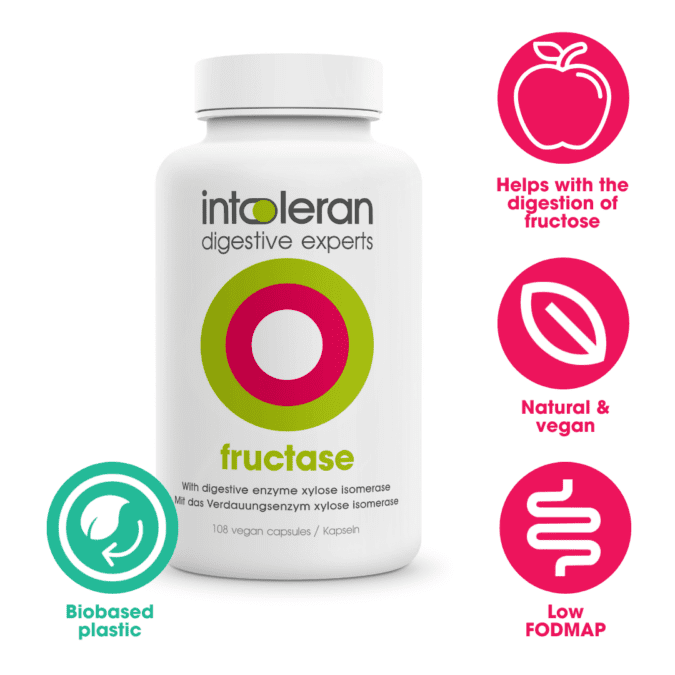 Fructase - 108 capsules | Contains Xylose Isomerase | Intoleran