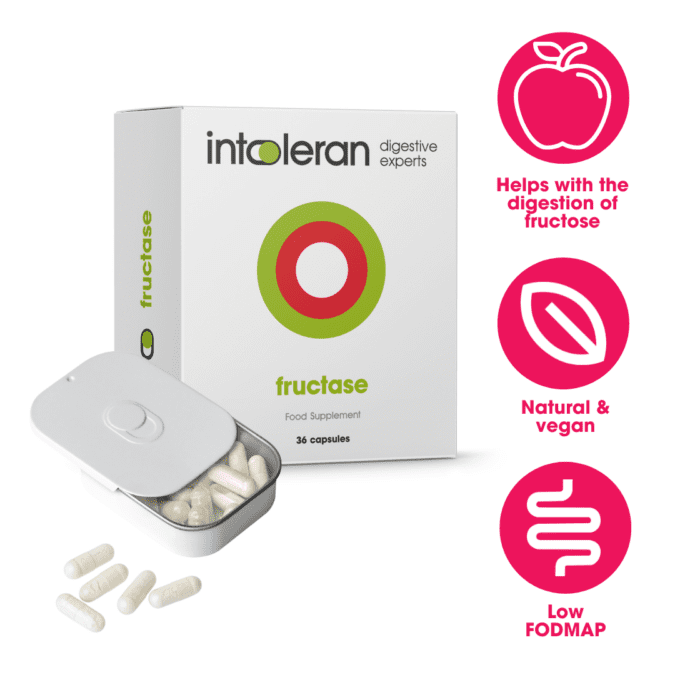 Fructase - 36 capsules | Contains the Xylose Isomerase enzyme | Intoleran