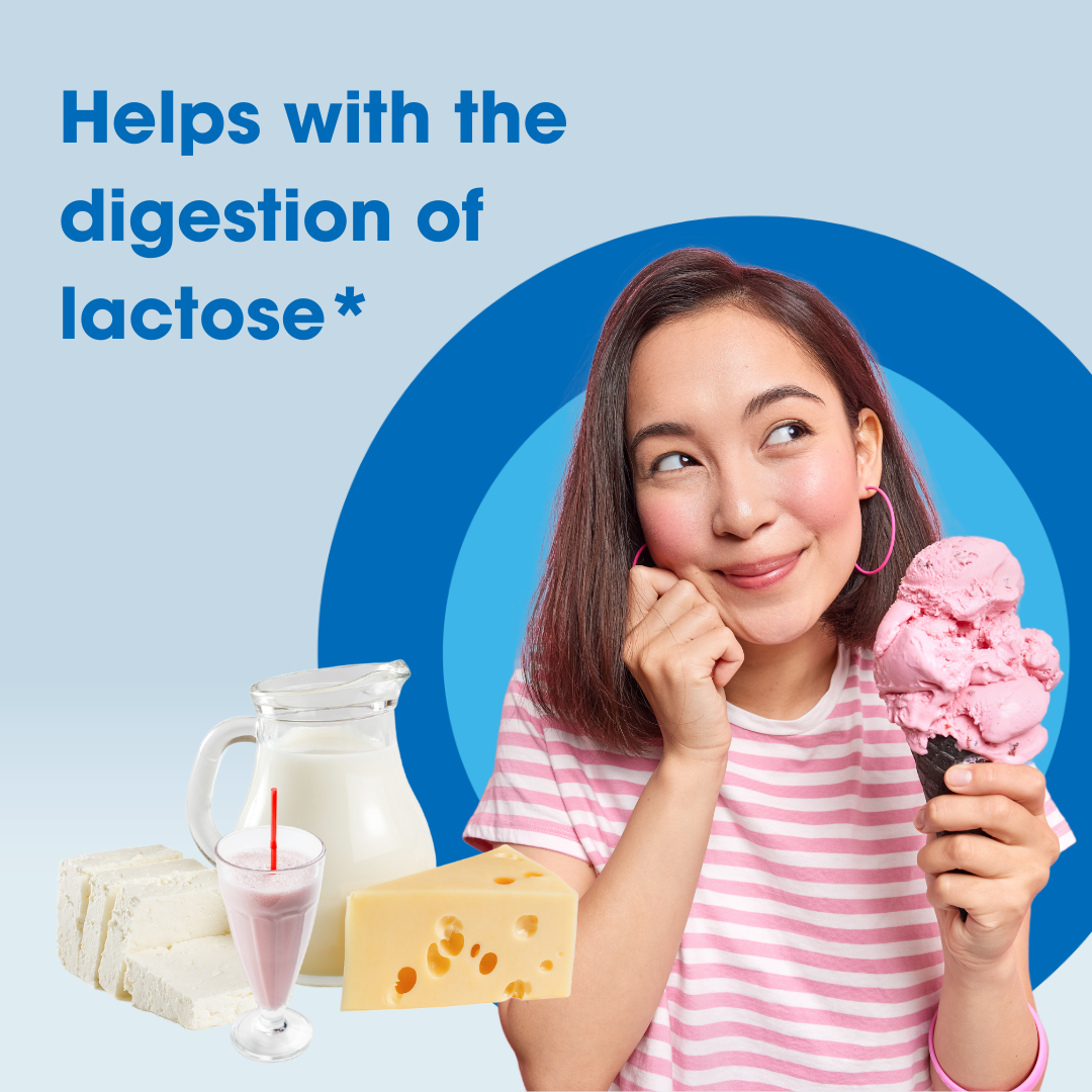 Lactase 20,000 - 50 tablets, highest dose lactase tablets | Intoleran