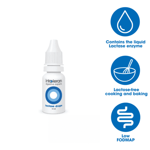 Lactase drops - 14 ml | Make dairy products lactose-free! | Intoleran