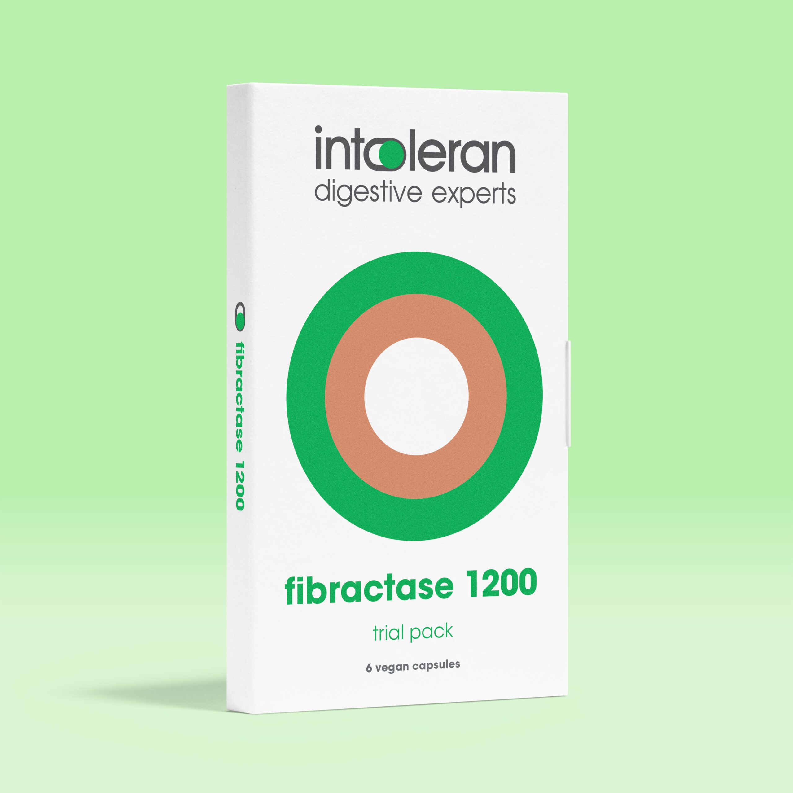 Fibractase forte - sample 5 capsules | try it first! | Intoleran