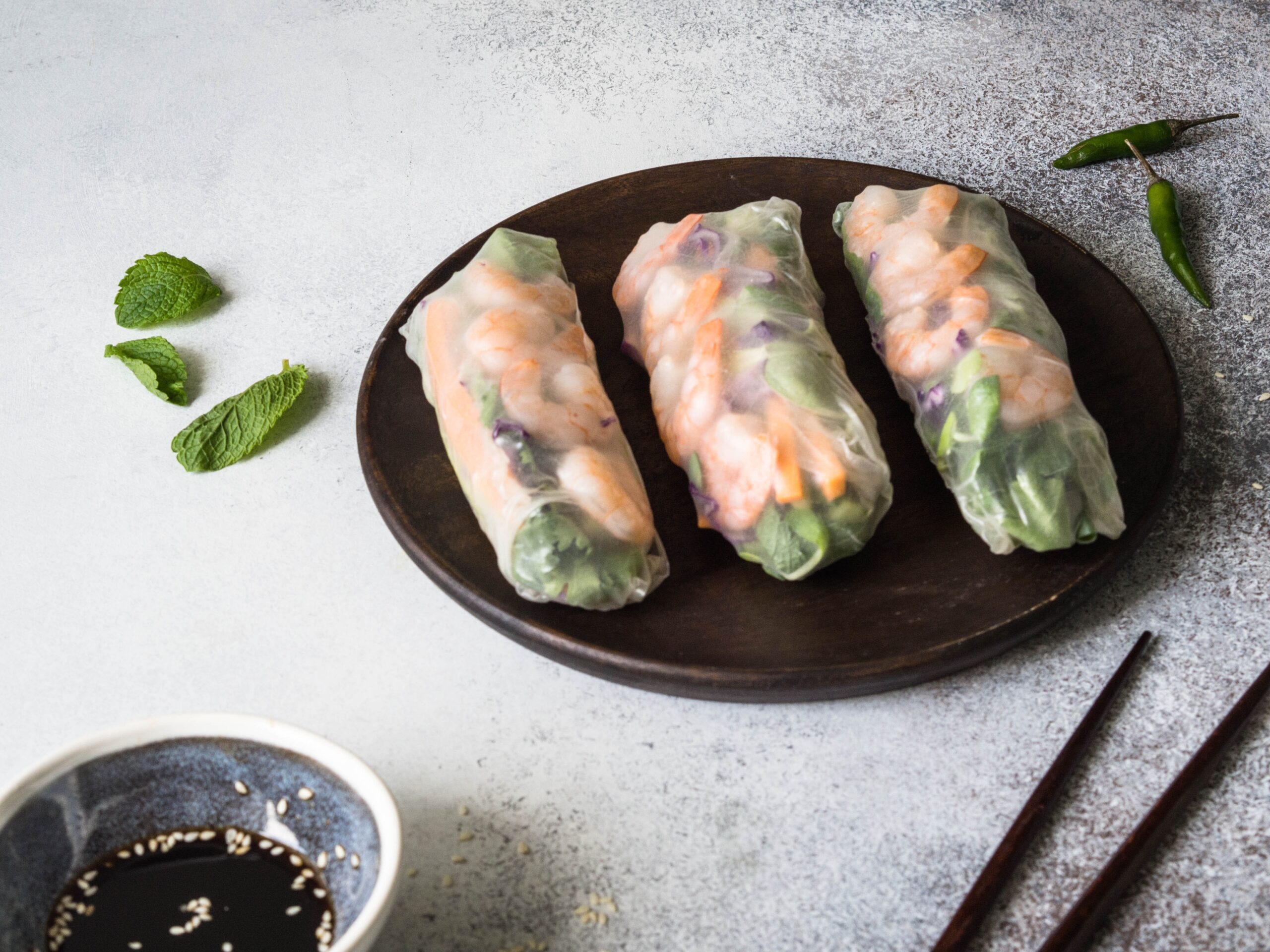 Low-FODMAP spring rolls - Intoleran International