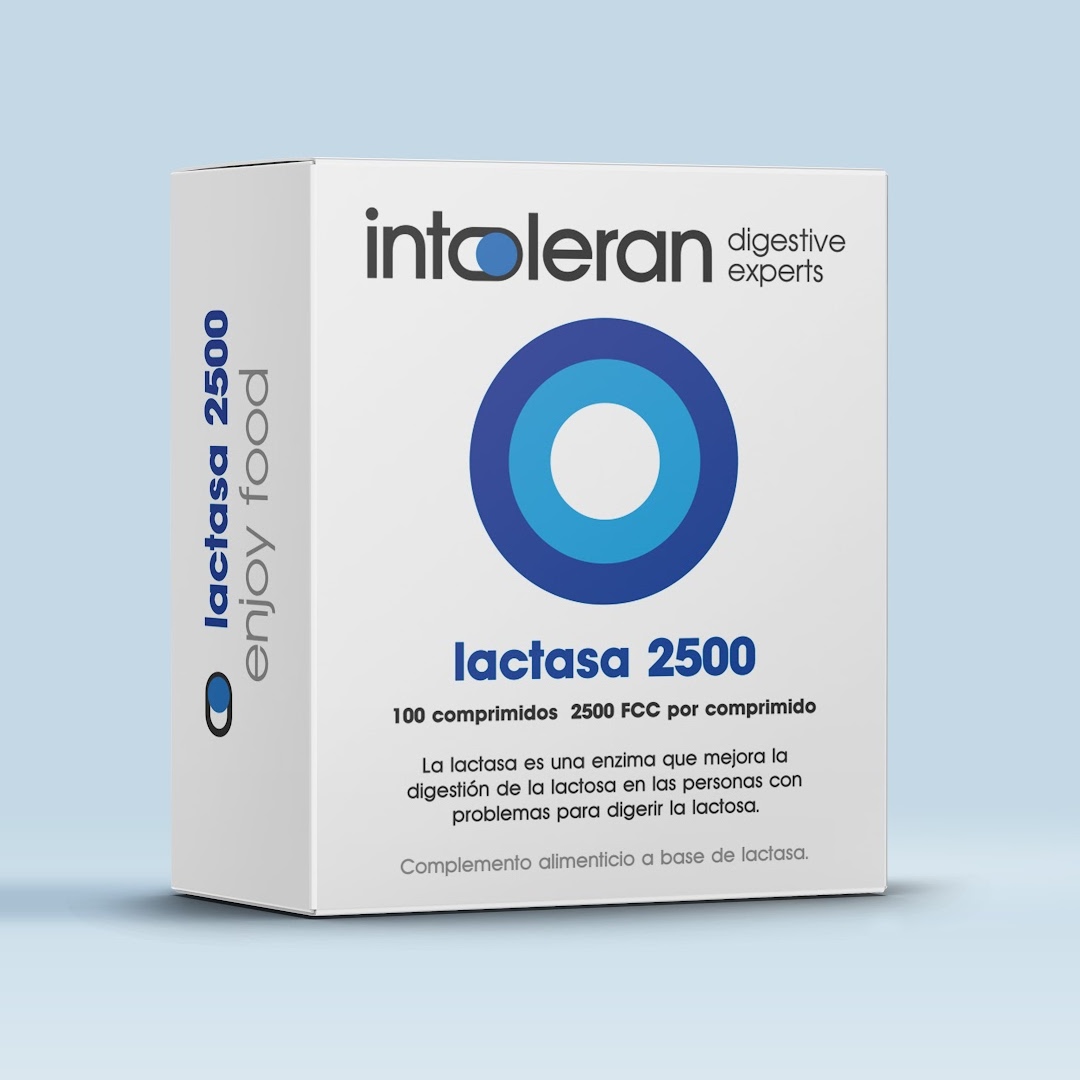 Lactasa 2500 - 100 comprimidos | Intoleran España
