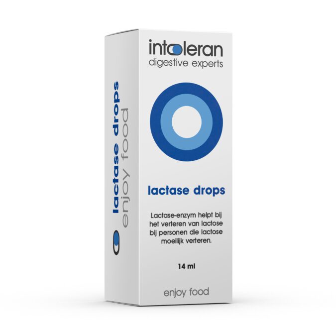 Lactase drops - 14 ml | Maak zelf zuivelproducten lactosevrij | Intoleran