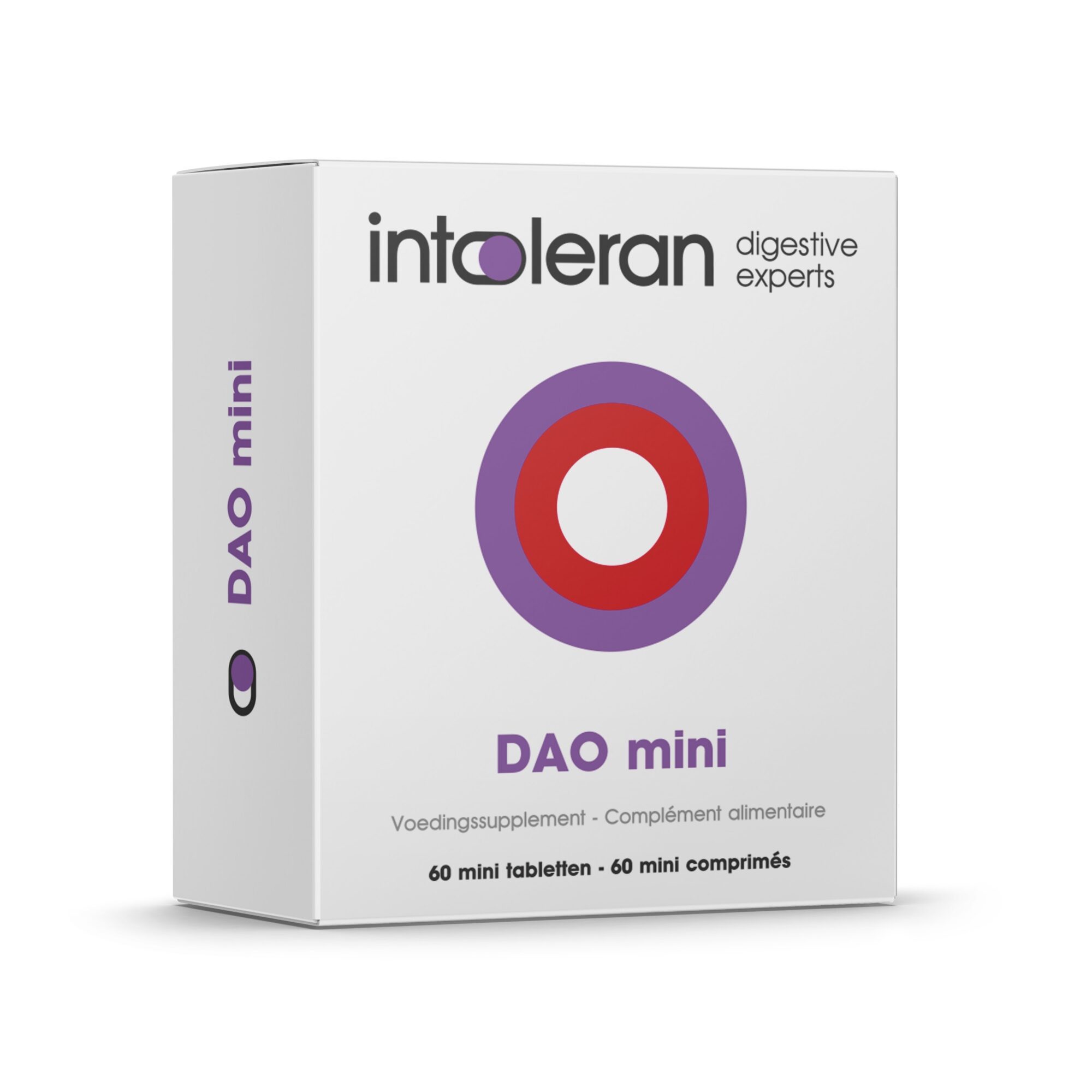 DAO mini - dispenser 60 tabletten | Bevat Diamine Oxidase | Intoleran