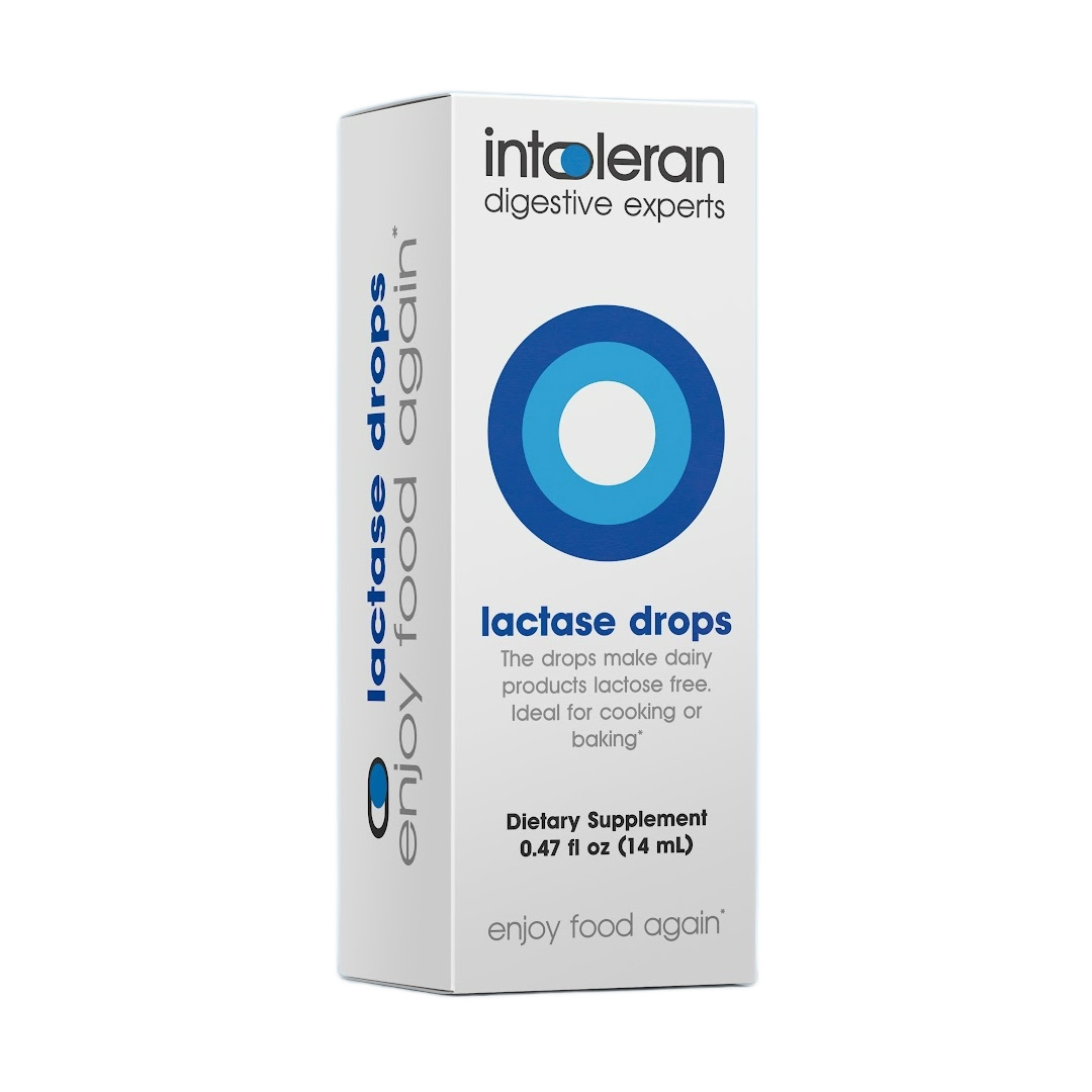 Lactase drops | Make dairy products lactose-free! | Intoleran