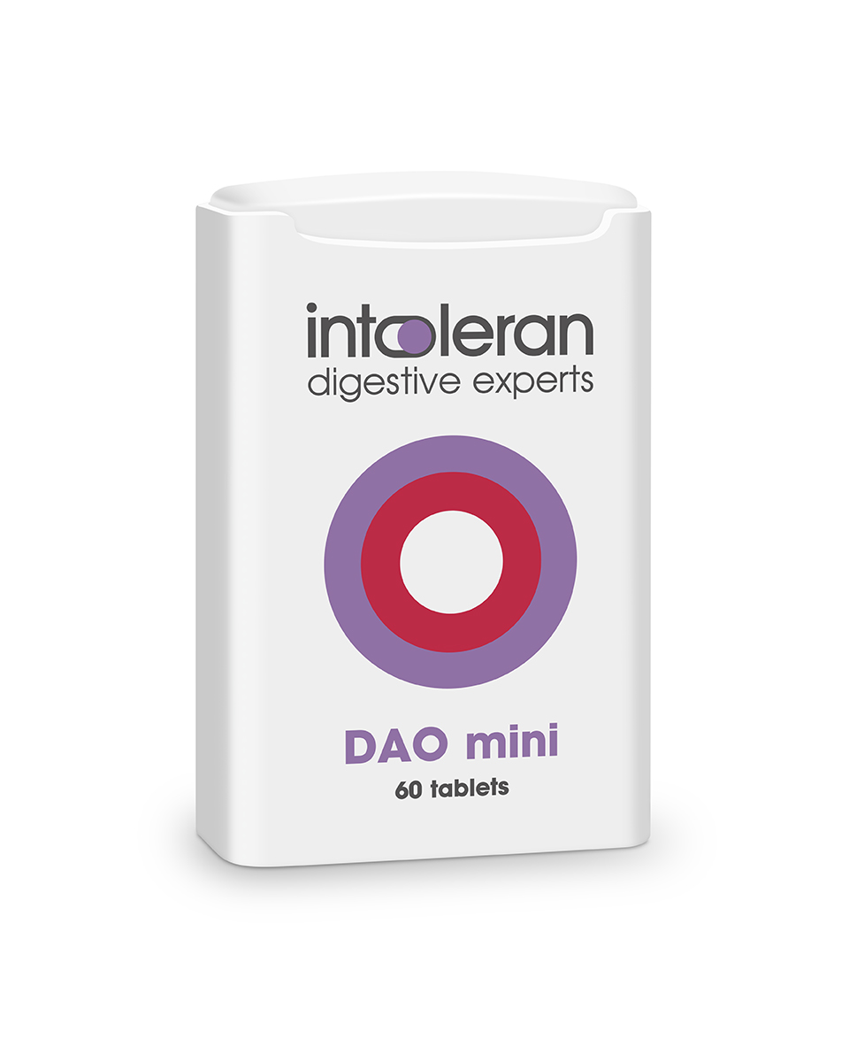 DAO mini - 60 tablets | Contains Diamine Oxidase | Intoleran