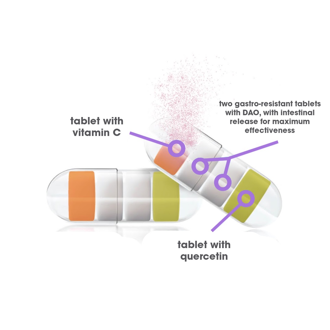 DAO plus - 50 capsules | Contains Diamine Oxidase | Intoleran