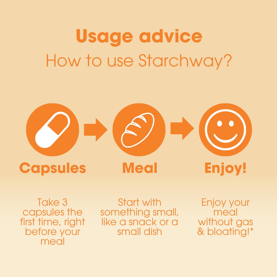 Starchway | Contains Invertase and Gluco-Amylase | Intoleran