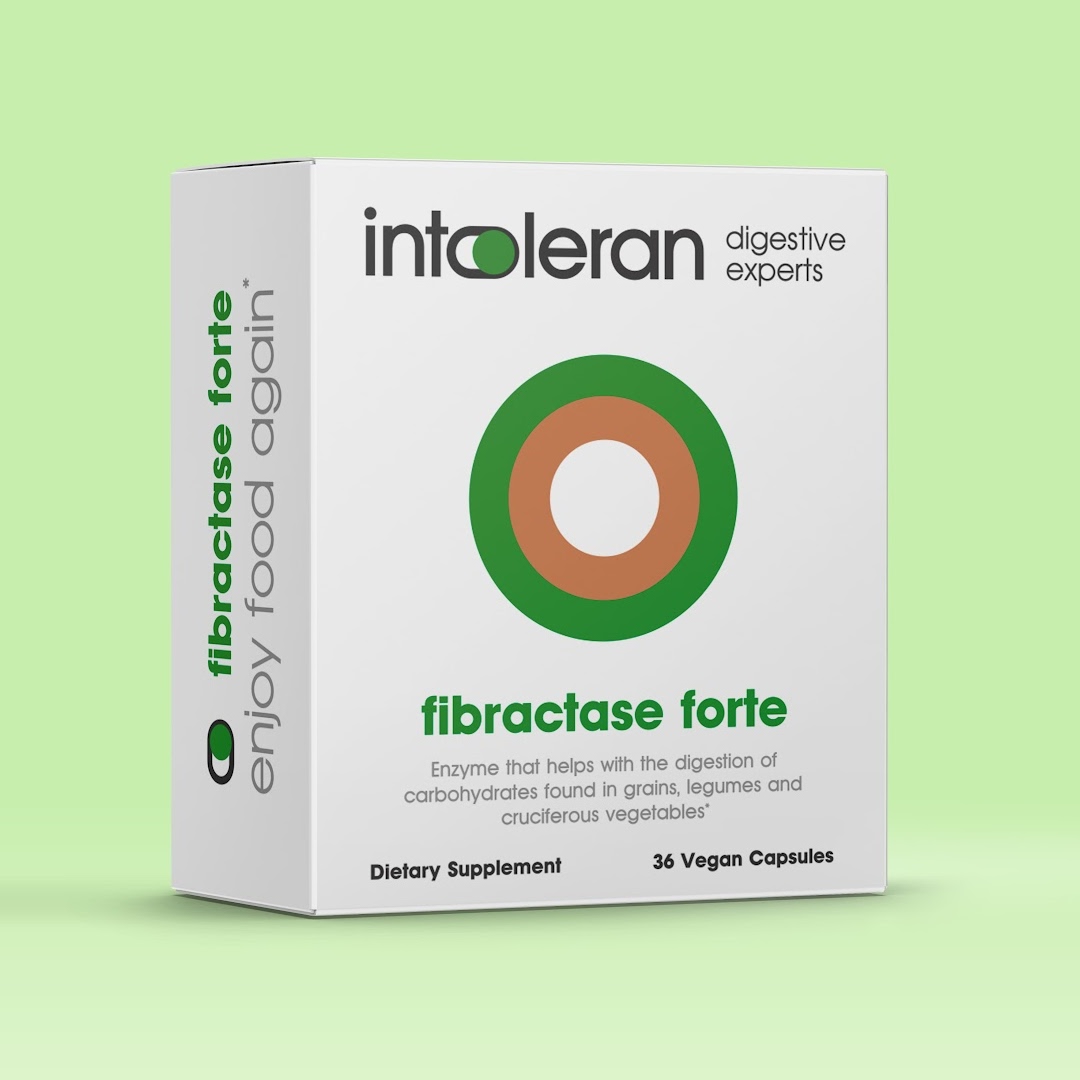 Fibractase forte | Contains Alpha Galactosidase | Intoleran