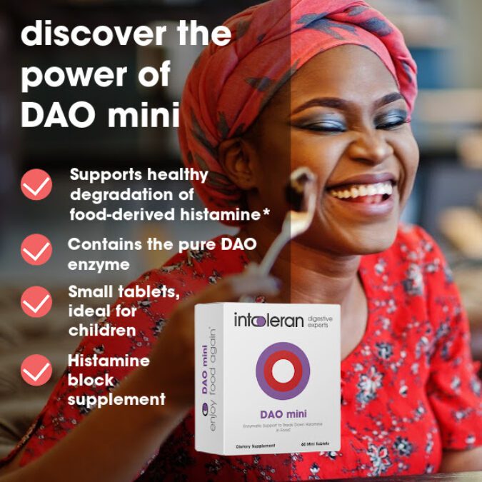 DAO mini - 60 tablets | Contains Diamine Oxidase | Intoleran