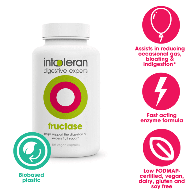 Fructase | Contains the Xylose Isomerase enzyme | Intoleran