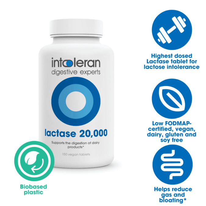 Lactase 20,000 - 150 tablets | Intoleran